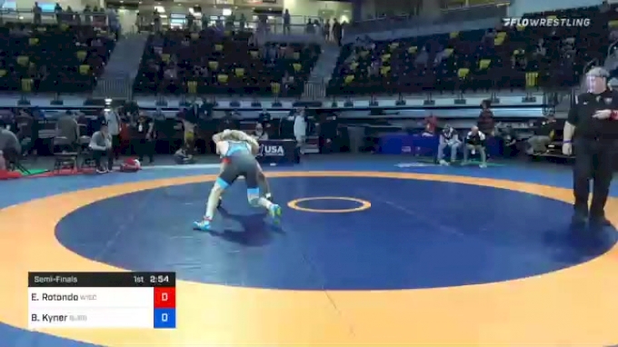 57 kg Semifinal - Ethan Rotondo, Wisconsin Regional Training Center vs ...