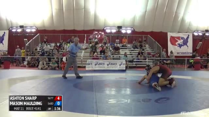 175 Champ. Round 1 Mason Maulding (New York) vs. Ashton Sharp (Missouri)