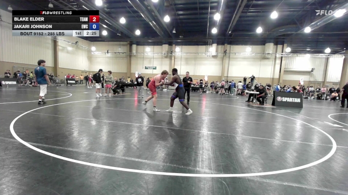 285 lbs Semifinal - Blake Elder, Team Barracuda vs Jakari Johnson ...