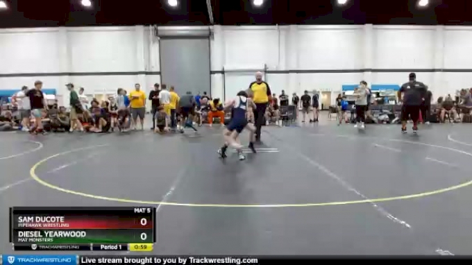 65 lbs Round 2 - Diesel Yearwood, Mat Monsters vs Sam Ducote, Pipehawk ...
