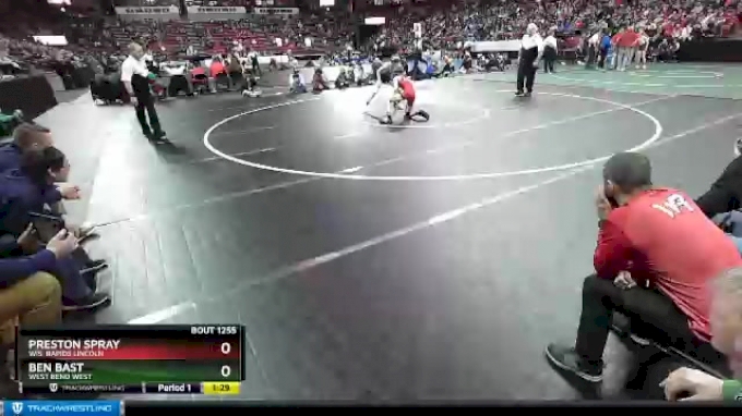 D1-113 lbs Semifinal - Ben Bast, West Bend West vs Preston Spray, Wis ...