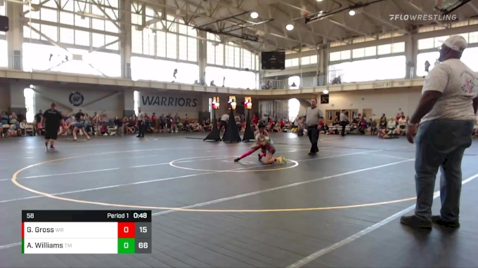 58 lbs Placement (4 Team) - Alaina Williams, Team Minnesota vs Gwen ...