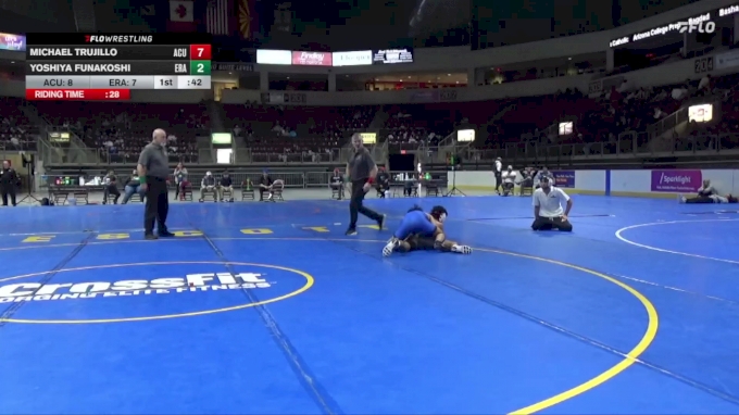 141 lbs Yoshiya Funakoshi, Embry-Riddle (Ariz.) vs Michael Trujillo ...
