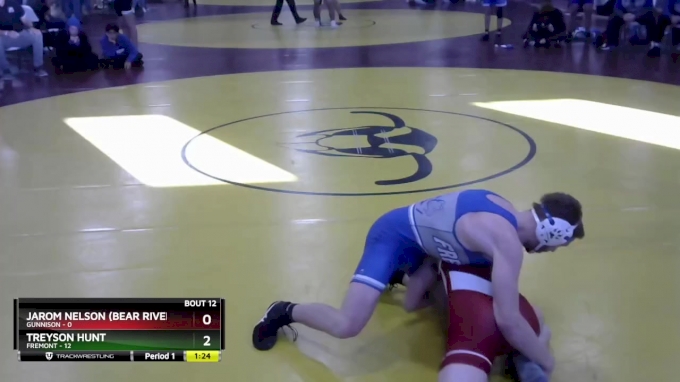 157 lbs Round 3 (8 Team) - Treyson Hunt, Fremont vs Jarom Nelson (Bear ...