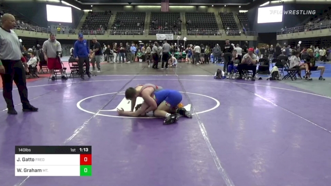 140 lbs Round Of 16 - Jesse Gatto, Fredericksburg vs William Graham, Mt ...
