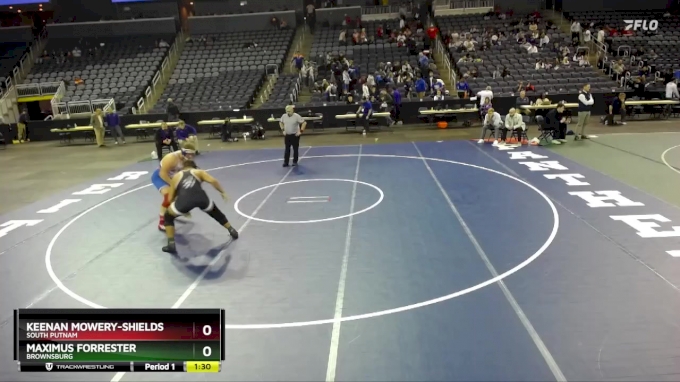 285 lbs 1st Place Match - Keenan Mowery-Shields, South Putnam vs ...