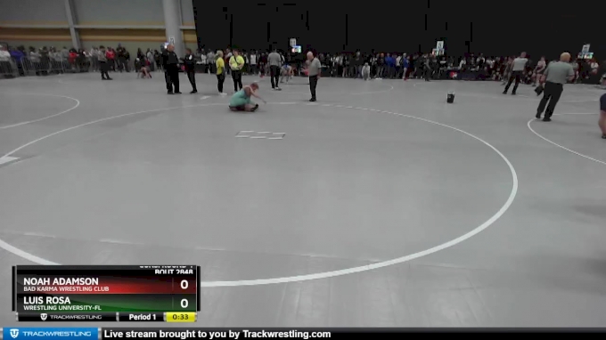 138 lbs Cons. Round 4 - Luis Rosa, Wrestling University-FL vs Noah ...