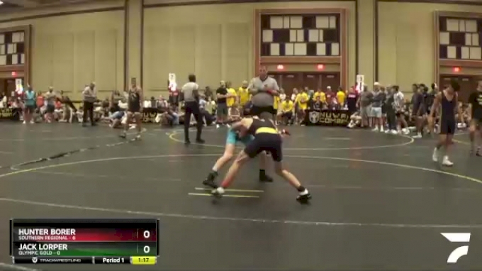 117 lbs Round 2 (6 Team) - Hunter Borer, Southern Regional vs Jack ...
