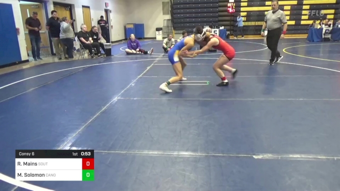 112 lbs Consy 6 - Rylee Mains, Southmoreland vs Marlee Solomon, Canon ...