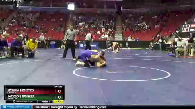 3 lbs Cons. Round 2 - Jackson Brinker, Johnston vs Joshua Hemsted, Carlisle