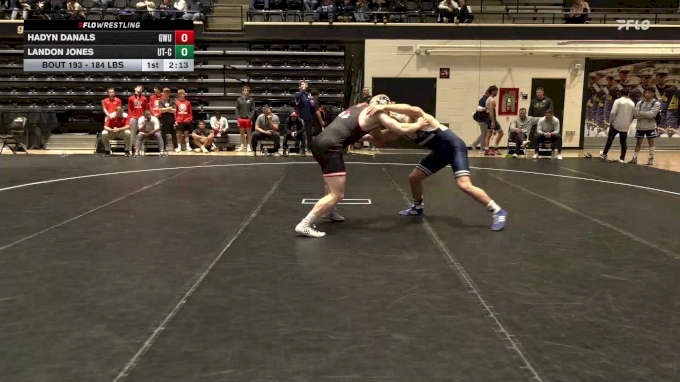 184 lbs 5th Place - Hadyn Danals, Gardner-Webb vs Landon Jones ...