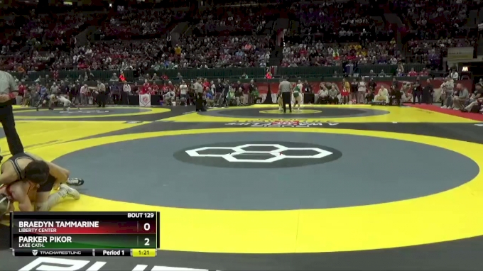 D3-106 lbs Semifinal - Braedyn Tammarine, Liberty Center vs Parker ...