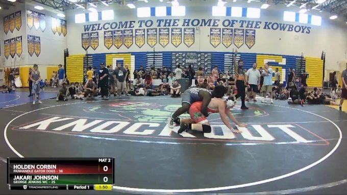 285 lbs Champ Round 1 (16 Team) - Holden Corbin, Panhandle Gator Dogs ...