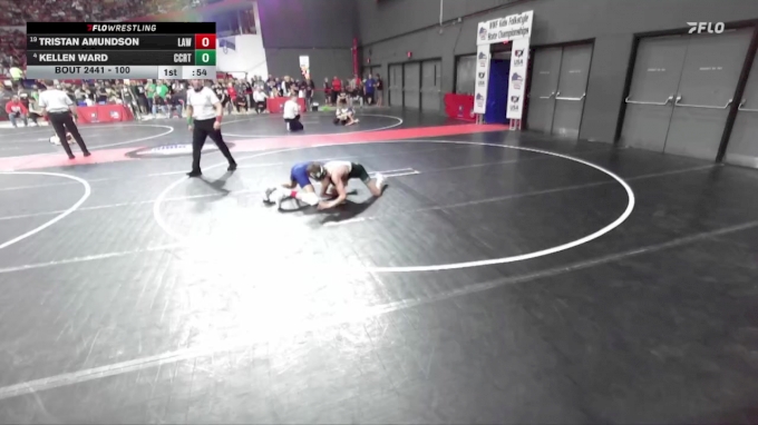 100 lbs Cons. Round 2 - Tristan Amundson, LAW vs Kellen Ward, Osceola