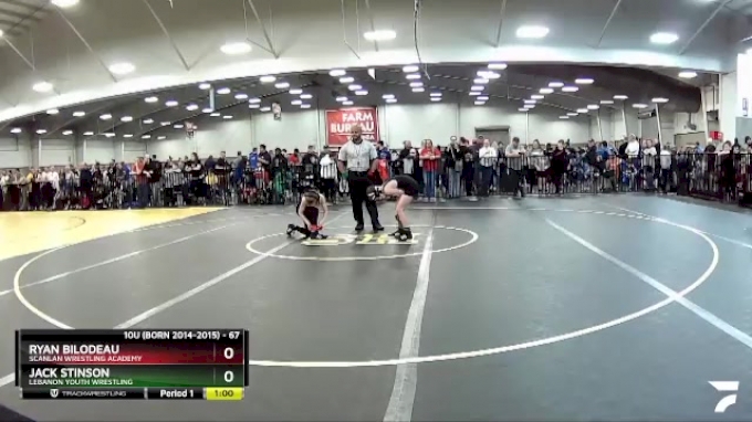 67 lbs Champ. Round 2 - Ryan Bilodeau, Scanlan Wrestling Academy vs ...