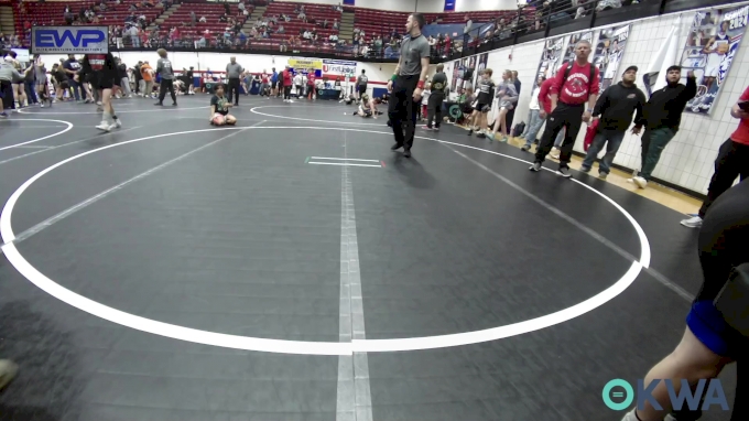 64 lbs Consolation - Kaden Lozano, Weatherford Youth Wrestling vs Sam ...