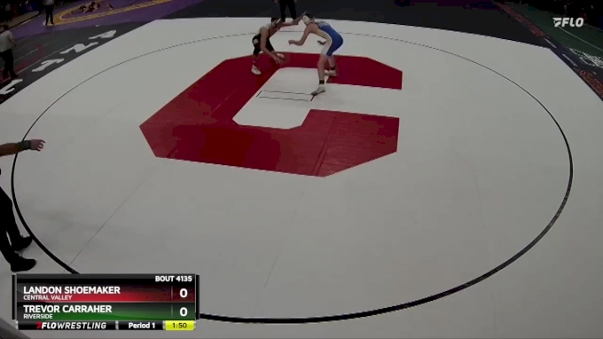 Quarterfinal - Trevor Carraher, Riverside vs Landon Shoemaker, Central ...