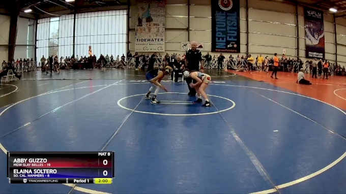 80 lbs Rd# 5- 2:00pm Friday - Abby Guzzo, MGW Slay Belles vs Elaina ...