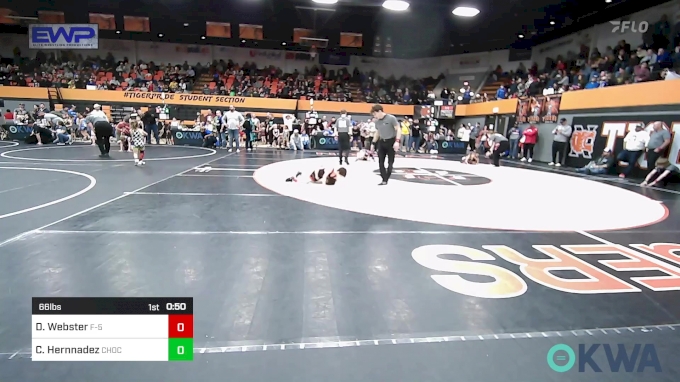 66 lbs Semifinal - Dylan Webster, F-5 Grappling vs Carter Hernnadez ...