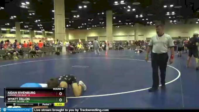 138 lbs Round 5 (8 Team) - Wyatt Dillon, Nauman Yellow vs Aidan ...