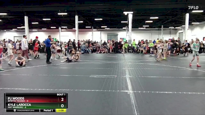 52 lbs Semis (4 Team) - Kyle LaRocca, Mat Warriors vs PJ Woods, Bitetto ...