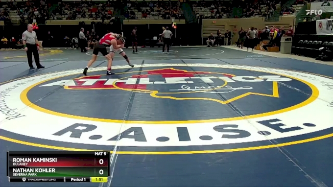 175-4A/3A Quarterfinal - Nathan Kohler, Severna Park vs Roman Kaminski ...