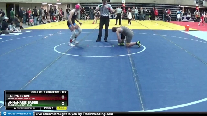 125 lbs Round 1 - Jaelyn Bowe, Crass Trained Wrestling vs Annamarie ...