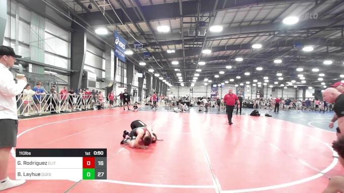 110 lbs Rr Rnd 1 - Gavin Rodriguez, Elite NJ Elem Black vs Brady Layhue ...