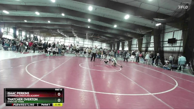 90 lbs Cons. Round 2 - Thatcher Overton, Syracuse Titans vs Isaac ...