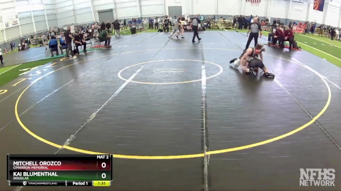 126 lbs Champ. Round 1 - Mitchell Orozco, Cimarron Memorial vs Kai ...