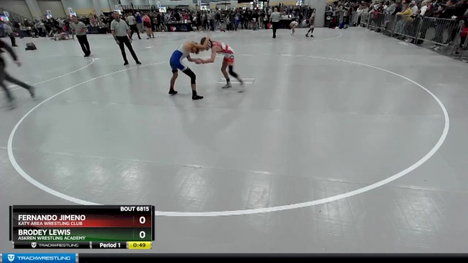 83 lbs Cons. Round 6 - Fernando Jimeno, Katy Area Wrestling Club vs ...
