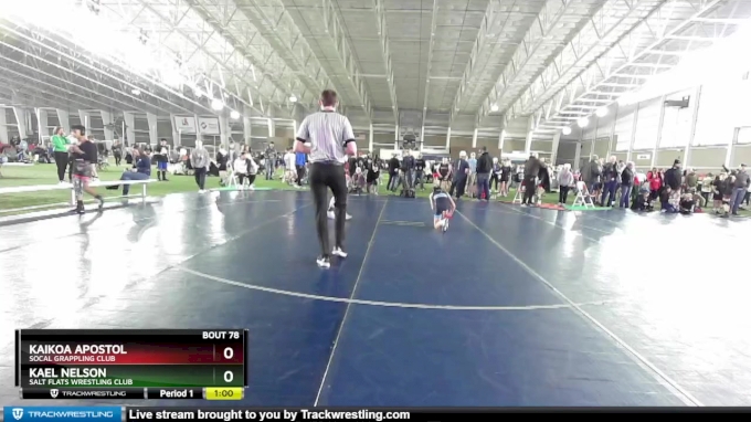 80 lbs Champ. Round 2 - Kaikoa Apostol, Socal Grappling Club vs Kael ...