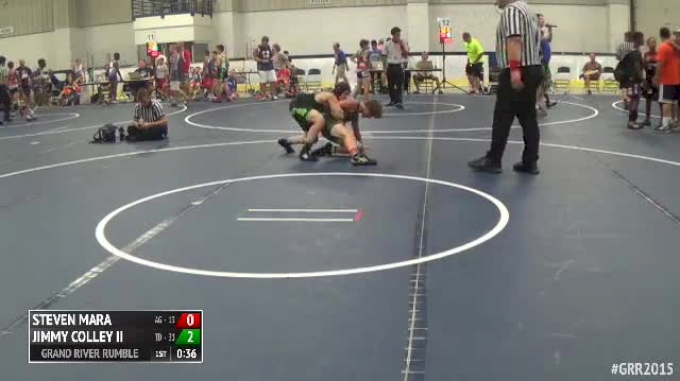 110 Round 5 Jimmy Colley II (Team Donahoe) vs. Steven Mara (Akron Green)