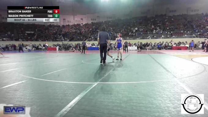 94 lbs Consi Of 32 #2 - Levi Ingram, Bixby vs Ryan Mitchell, Mangum ...