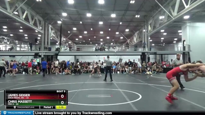 160 lbs Round 1 (10 Team) - James Geiger, Gold Medal WC vs Chris ...
