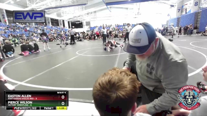 56 lbs Round 3 (4 Team) - Easton Allen, East Kansas Eagles Red vs ...