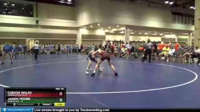 120 lbs Round 5 (8 Team) - Jaiden Moore, Iowa Black vs Carson Walsh ...