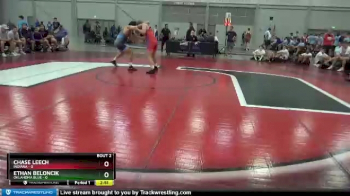 160 lbs Quarterfinals (8 Team) - Chase Leech, Indiana vs Ethan Beloncik ...