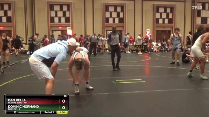 195 lbs Quarterfinals (8 Team) - Dominic Normand, BK ELITE vs Dan Rella ...