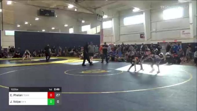 102 lbs Round 1 - Colin Phelan, Team Gotcha vs Jacob Volpe, 84 Athletes