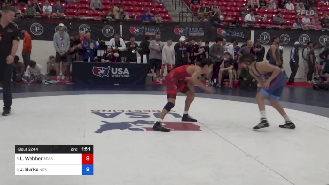 45 kg 3rd Place - Loc Webber, Beast Mode Wrestling vs Jojo Burke, New ...