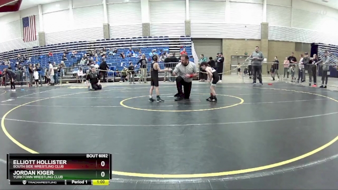 45 lbs Cons. Semi - Elliott Hollister, South Side Wrestling Club vs ...