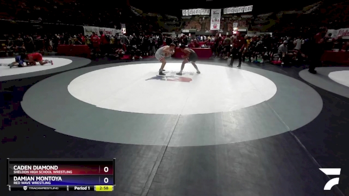 152 lbs Champ. Round 1 - Caden Diamond, Sheldon High School Wrestling ...