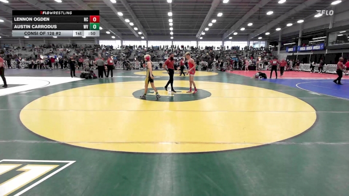 106 lbs Consi Of 128 #2 - Lennon Ogden, NC vs Austin Carrodus, WV