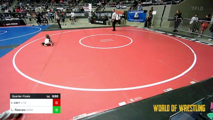 37 lbs Quarterfinal - Ryker Carr, U-Town Hammers vs Leland Reeves ...