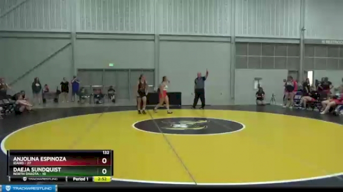 132 lbs Round 1 (6 Team) - Anjolina Espinoza, Idaho vs Daeja Sundquist ...