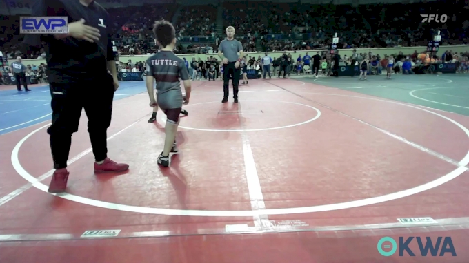 67 lbs Round Of 16 - Liam Garcia, Tuttle Wrestling vs Riley McClure ...