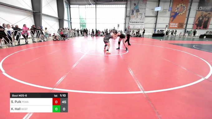 165 lbs Rr Rnd 3 - Sarah Pulk, POWA vs Kaylie Hall, West Virginia ...