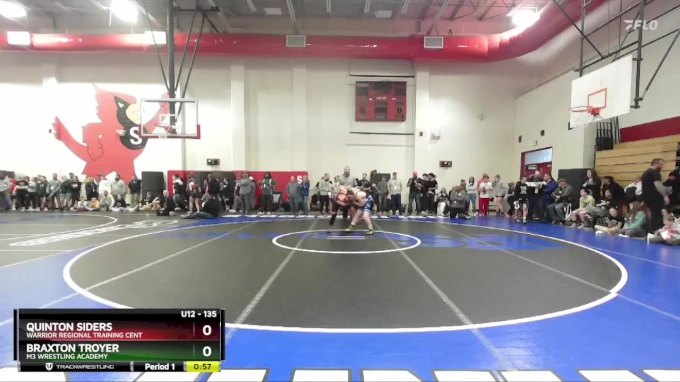 135 lbs Round 5 - Quinton Siders, Warrior Regional Training Cent vs ...