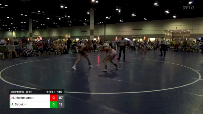 100 lbs Round 5 (6 Team) - Alexandra Sebek, Charlie`s Angels-IL Blk vs ...